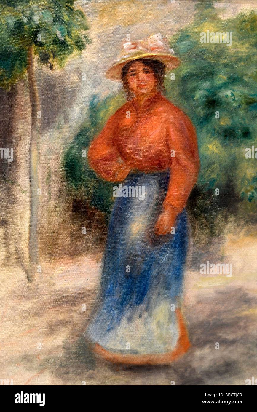 Gabrielle au jardin, 1905,Pierre-Auguste Renoir (1841-1919),(Orangerie ...