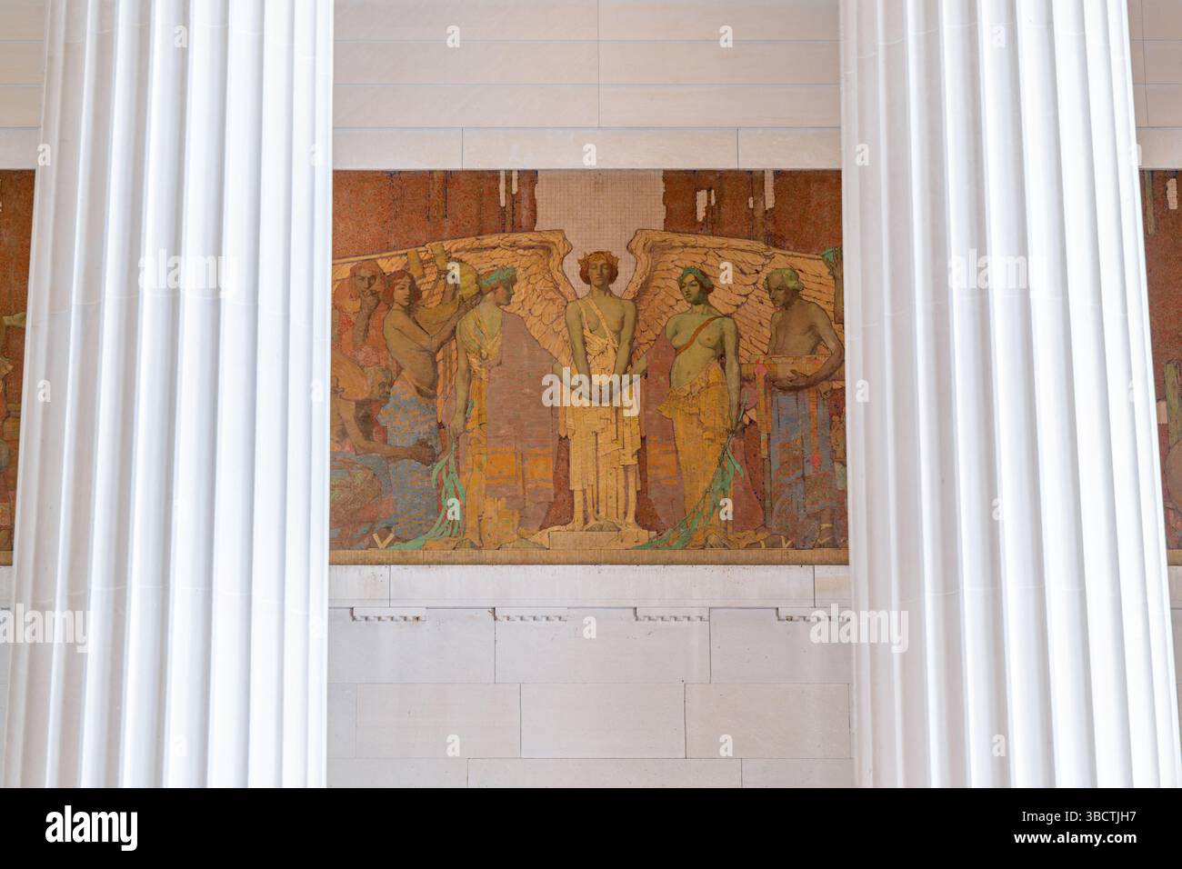 WASHINGTON DC, United States — The "Unity" mural by Jules Guerin adorns ...