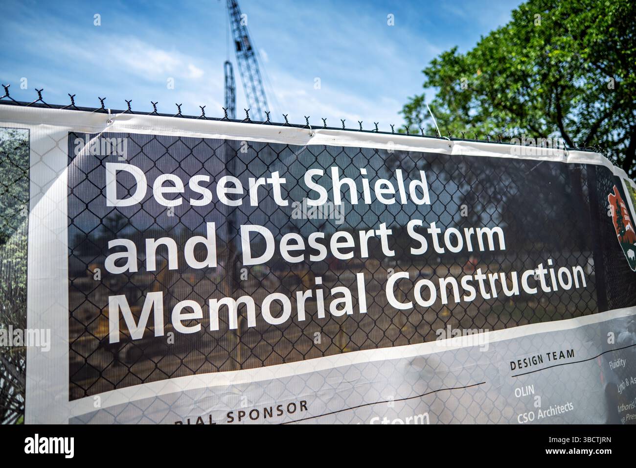 WASHINGTON DC — The National Desert Storm and Desert Shield Memorial ...