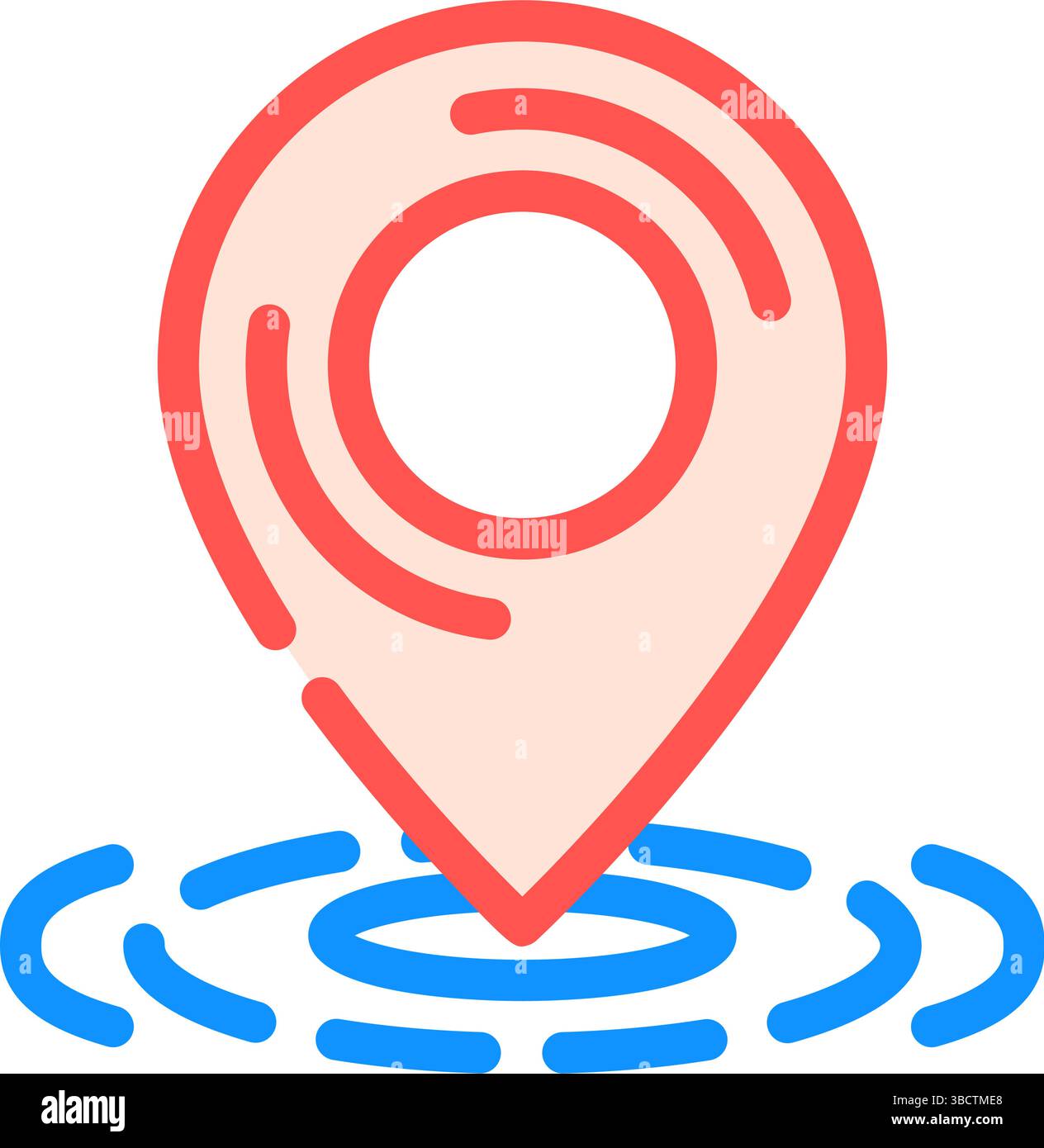 location pin information color icon vector illustration Stock Vector ...