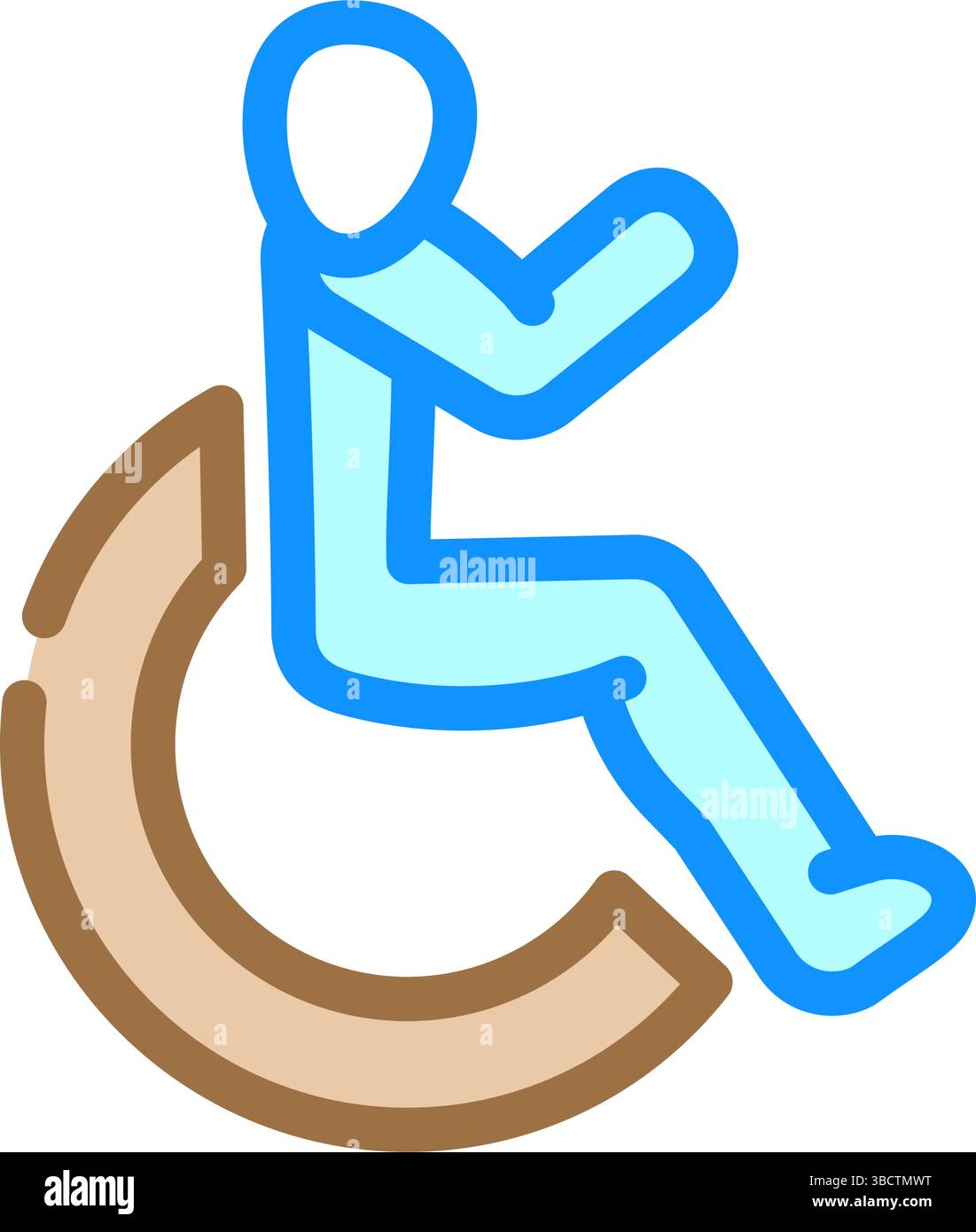 handicap accessible information color icon vector illustration Stock ...