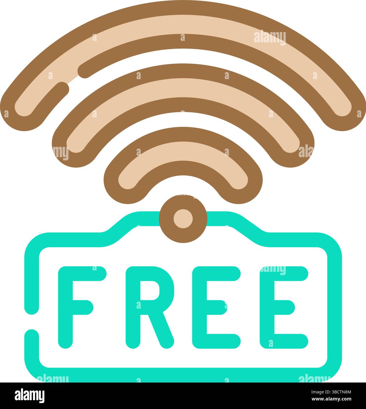 wifi available information color icon vector illustration Stock Vector ...