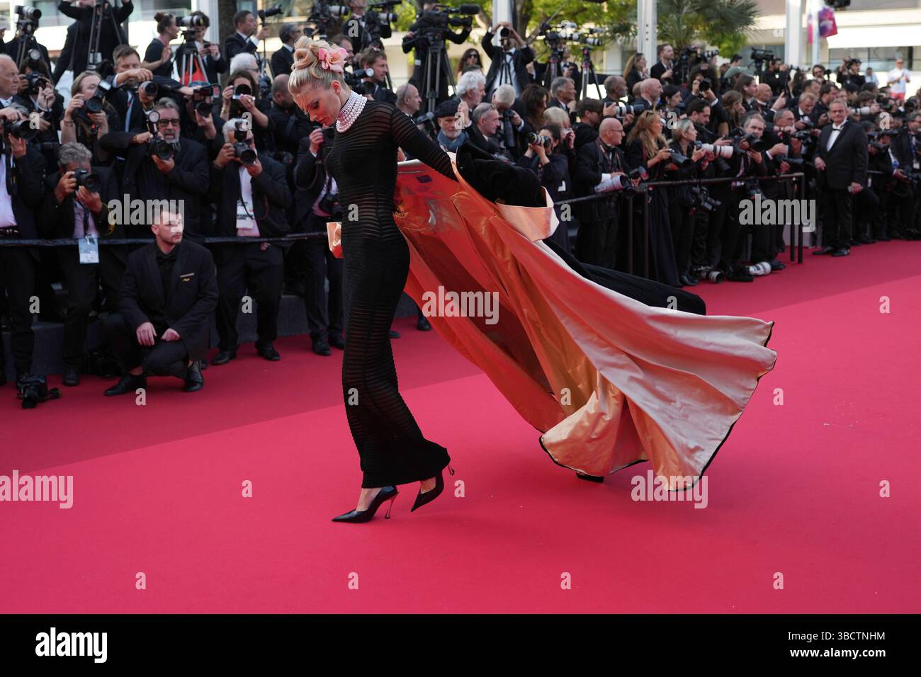 Elsa Hosk poses for photographers upon arrival at the premiere of the ...