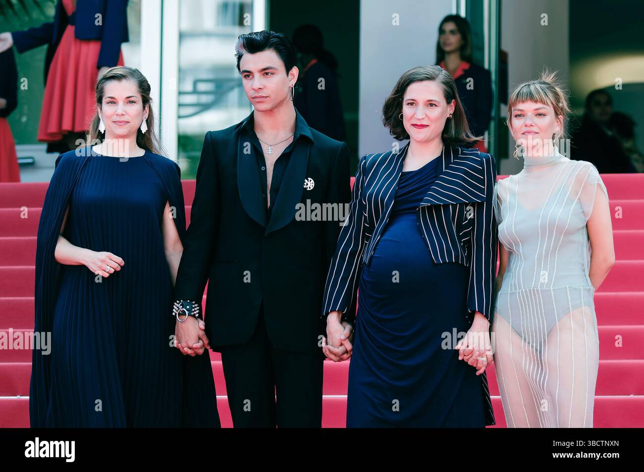 Maria Zamora, Mitch Martin, Carla Simon und Llucia Garcia bei der ...