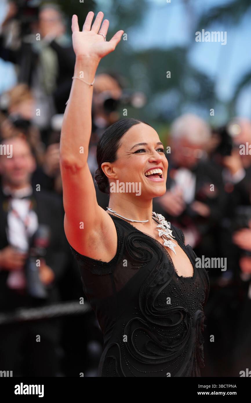 Michelle Rodriguez poses for photographers upon arrival at the premiere ...