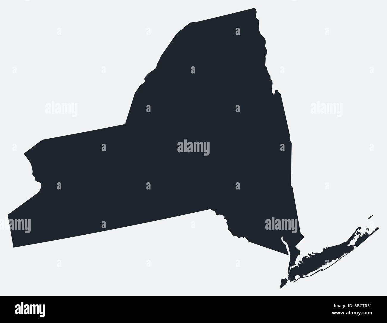 Blank hudson map hi-res stock photography and images - Alamy