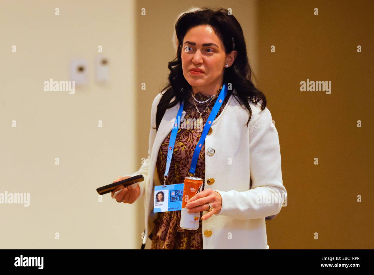 Indianapolis Colts vice chair Carlie Irsay-Gordon arrives at the NFL ...