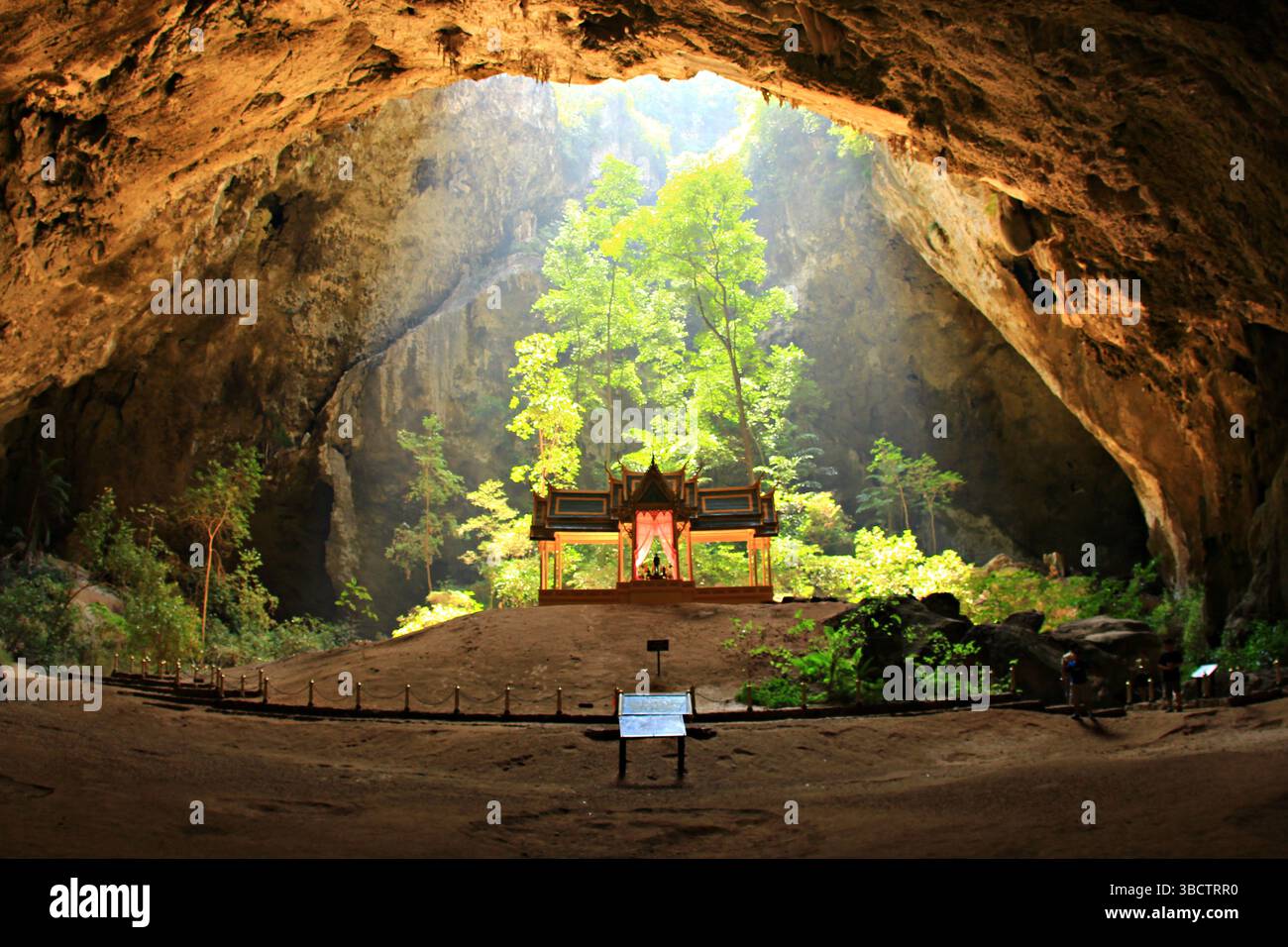 Phraya Nakhon Cave sunlight floods through the roof of this cave and ...