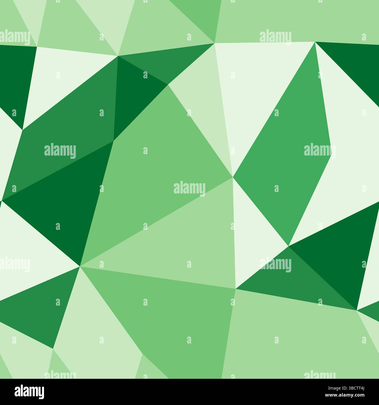 Triangulation geometric shapes background. Large triangles size. Repeatable pattern. Fresh green ...