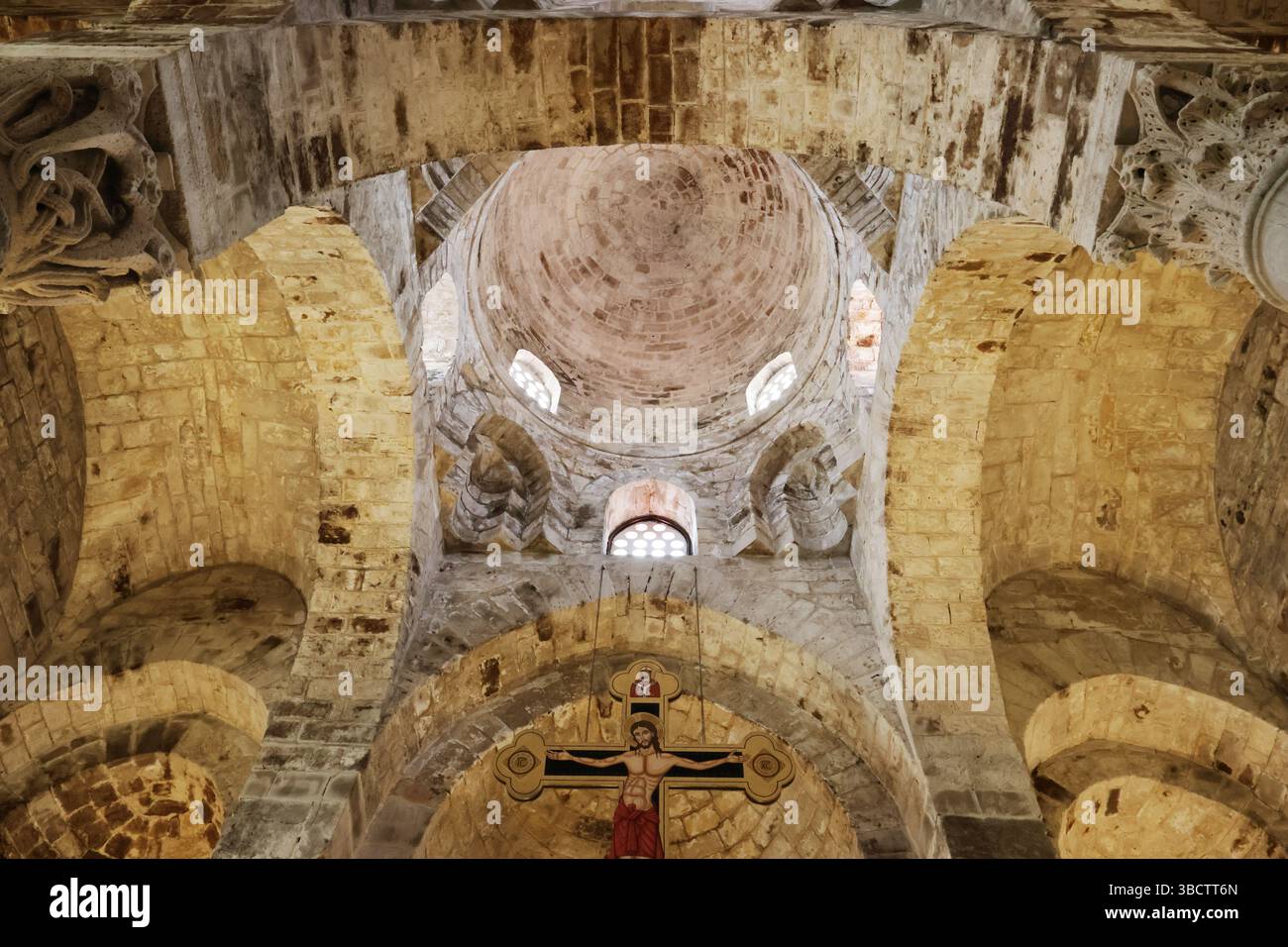 Interior views of the Arab-Norman style Church of San Cataldo, Palermo ...