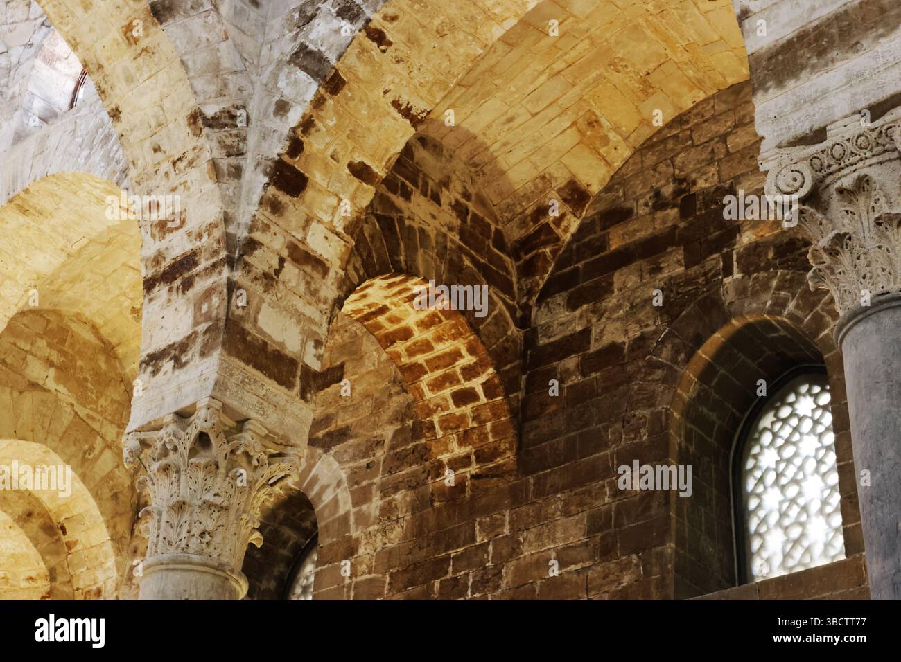 Interior views of the Arab-Norman style Church of San Cataldo, Palermo ...