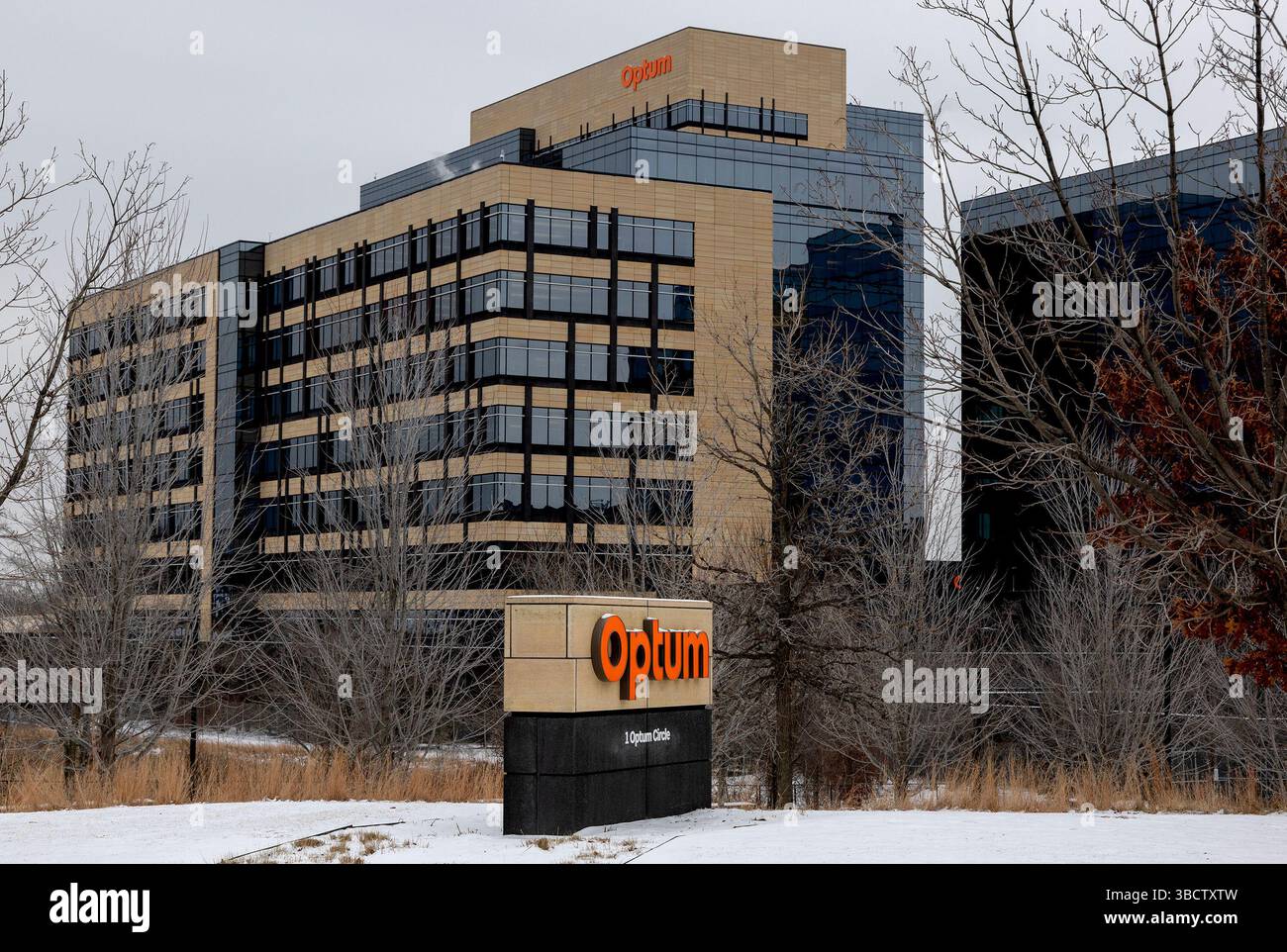 Eden Prairie, United States. 26th Mar, 2025. UnitedHealth Group has its ...
