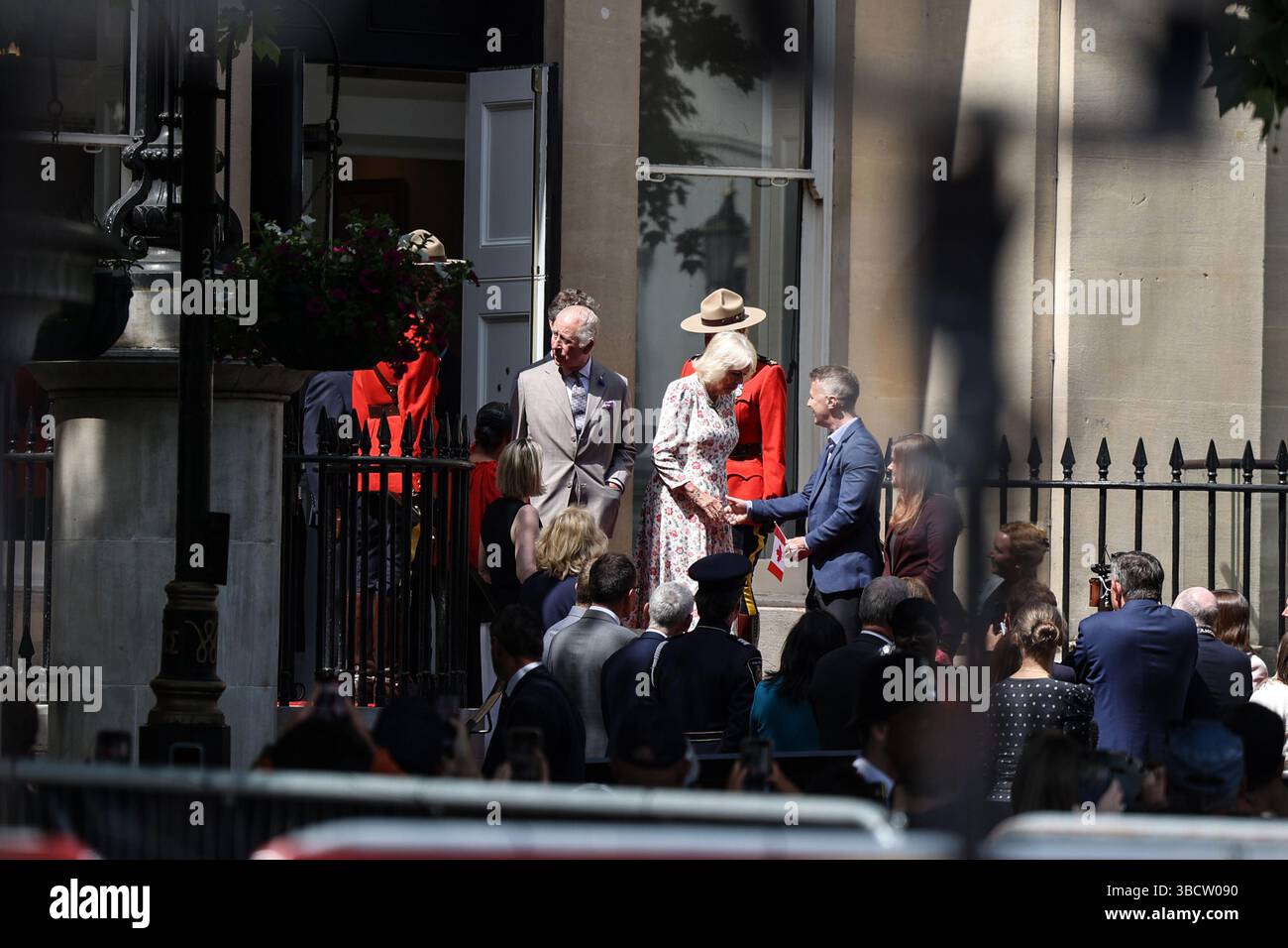 London, UK. 20th May, 2025. HRH King Charles III and HRH Queen Camilla seen departing from ...