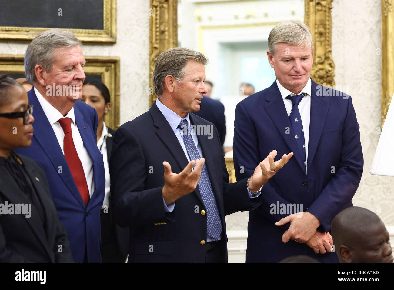 Washington, United States. 21st May, 2025. South African golfers Ernie ...