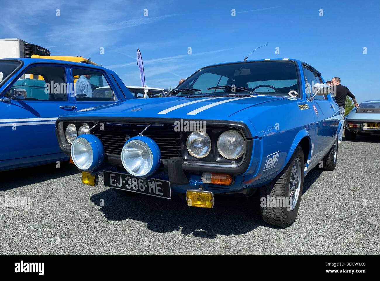 Renault Gordini racing team cars Stock Photo - Alamy