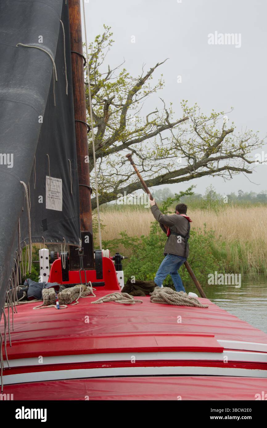 Push pole hi-res stock photography and images - Alamy