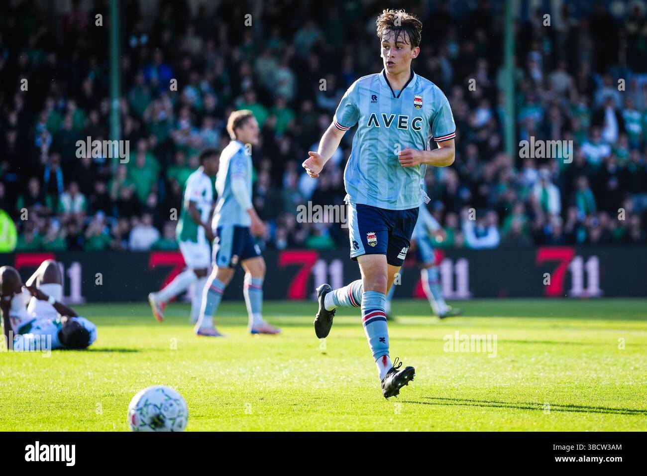 Dordrecht - Jens Mathijsen of Willem II during the second round of the ...