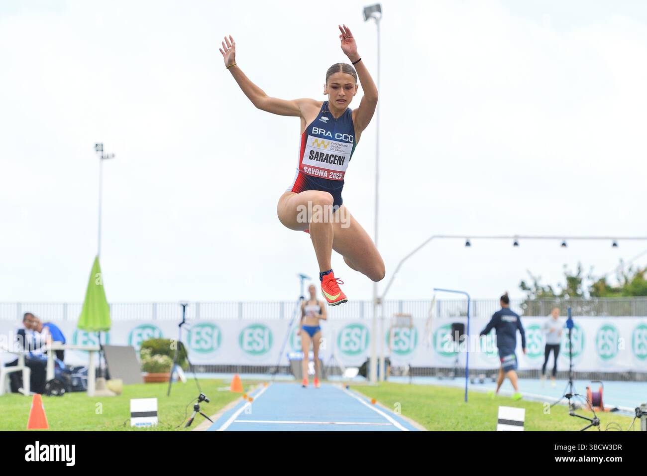 Savona, Italy. 21st May, 2025. Saraceni Erika (ITA) at Triple Jump ...