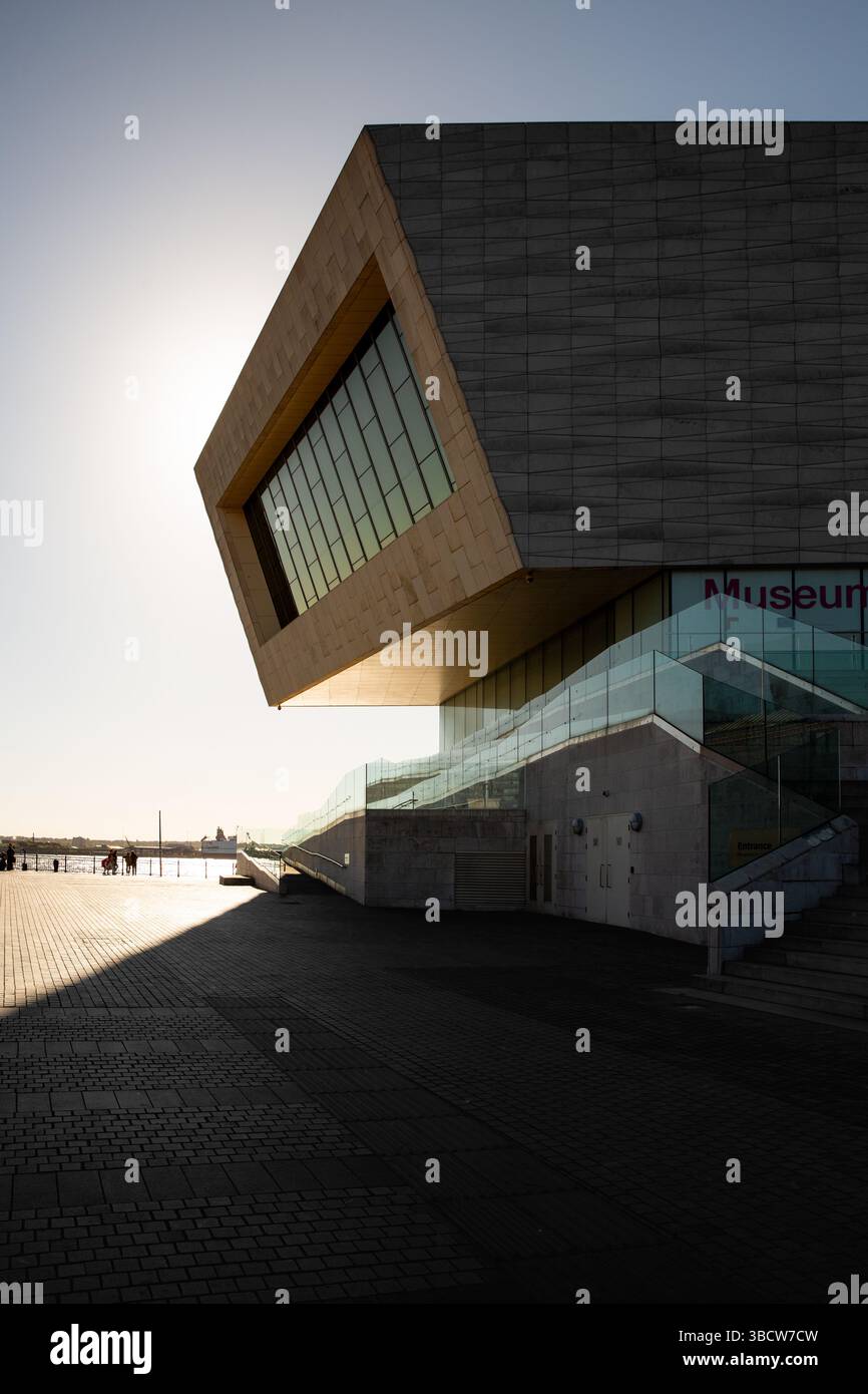 LIVERPOOL, UK - MAY 3, 2025. The exterior of the contemporary ...