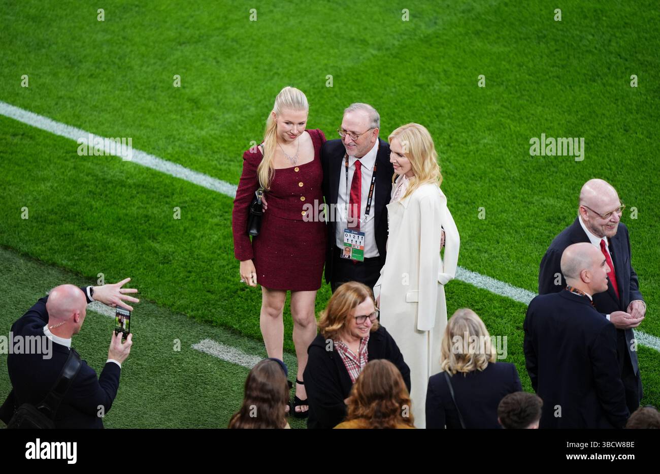 Edward Glazer ahead of the UEFA Europa League final at the Estadio de ...