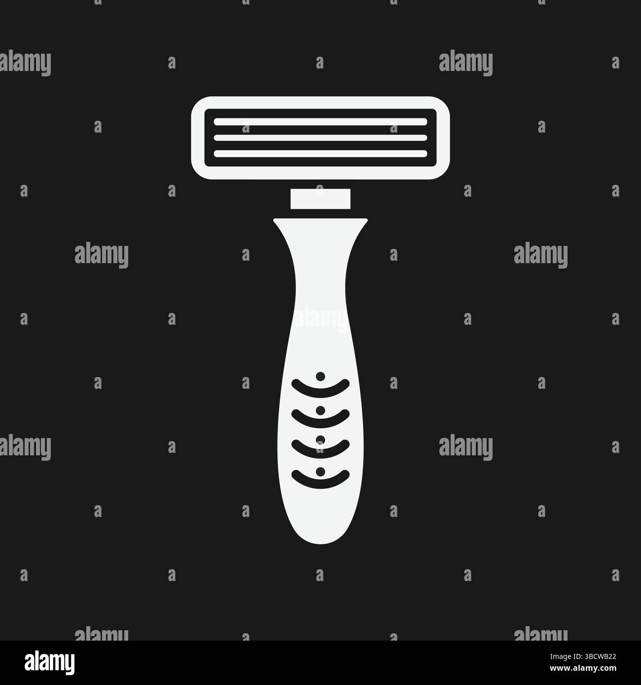 Shaving Razor Icon Vector Simple Outline Illustration of Grooming Tool ...