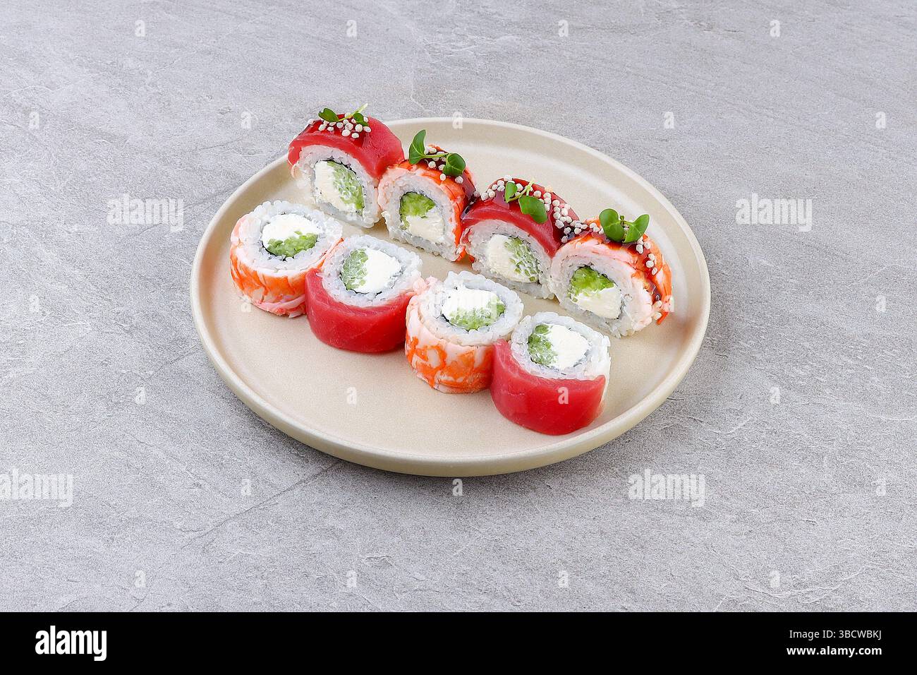 Gourmet appetizer shrimp avocado hi-res stock photography and images ...