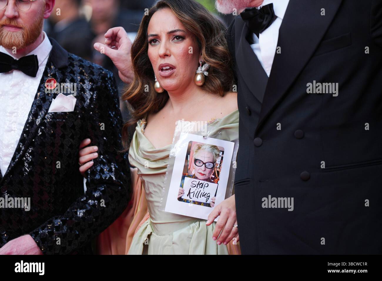 Stella Assange poses for photographers upon arrival at the premiere of ...