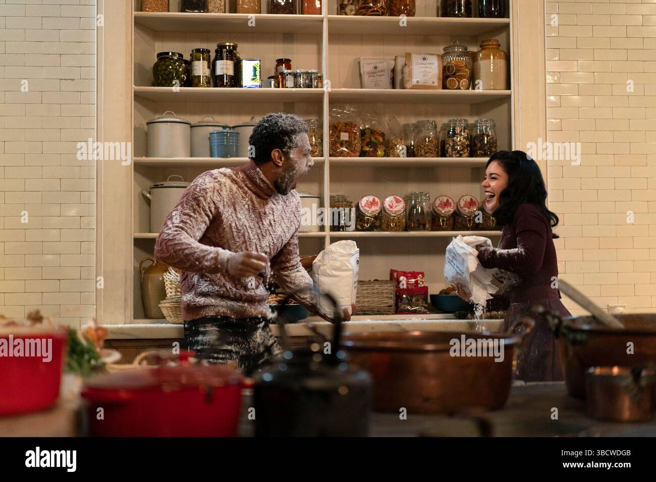 Nick Sagar, Vanessa Hudgens, "The Princess Switch: Switched Again" (2020) Credit: Mark Mainz ...