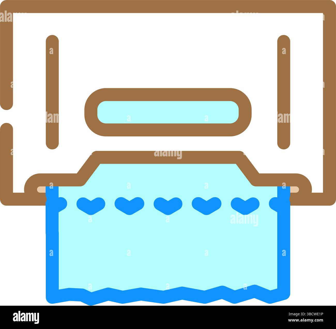 toilet paper dispenser color icon vector illustration Stock Vector ...