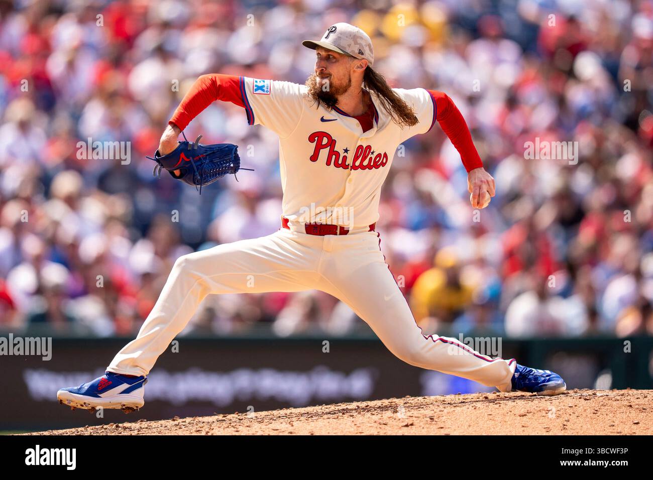 Philadelphia Phillies relief pitcher Matt Strahm delivers during a ...