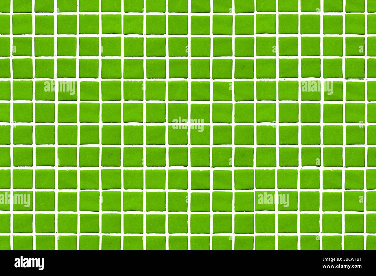 Green Square Ceramic Tiles Mosaic Wall Pattern Background Seamless Bathroom Design Geometric