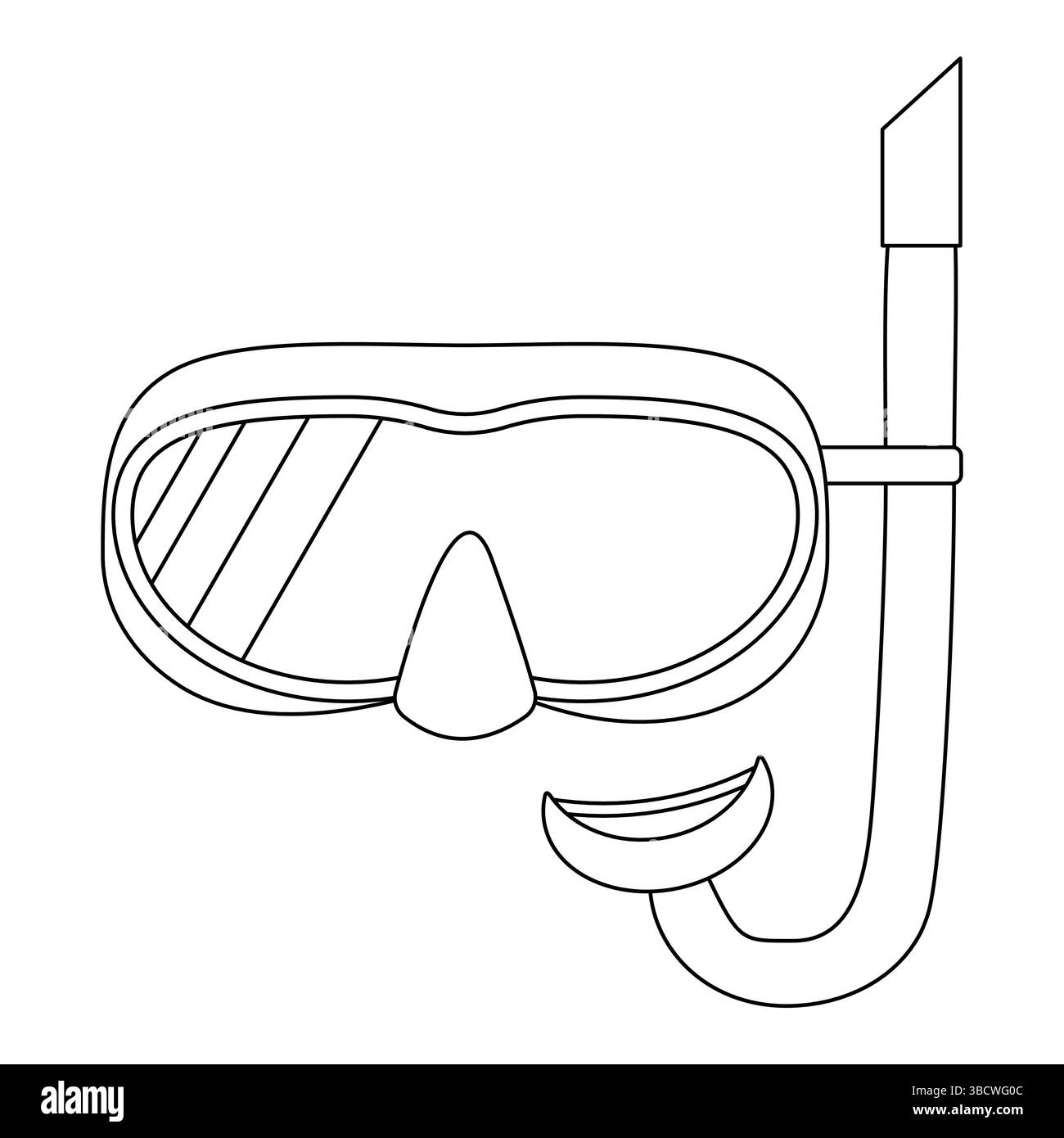 Kids swimming underwater goggles Stock Vector Images - Alamy