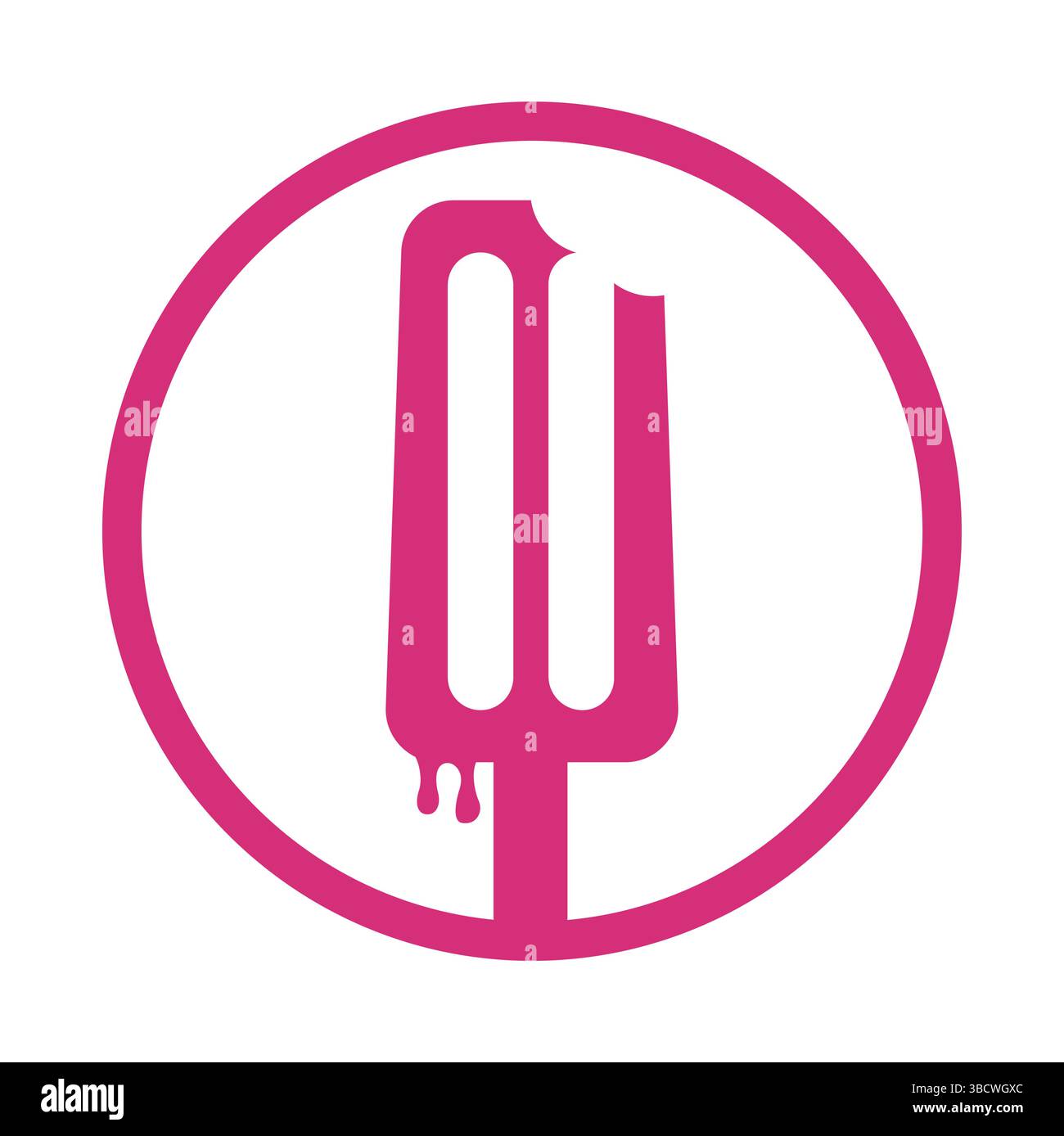 Ice cream stick logo template. Ice Cream Stick Vector Icon Illustration ...