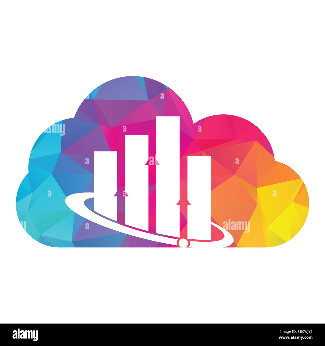 Planet Stats vector logo design template. World finance logo design ...