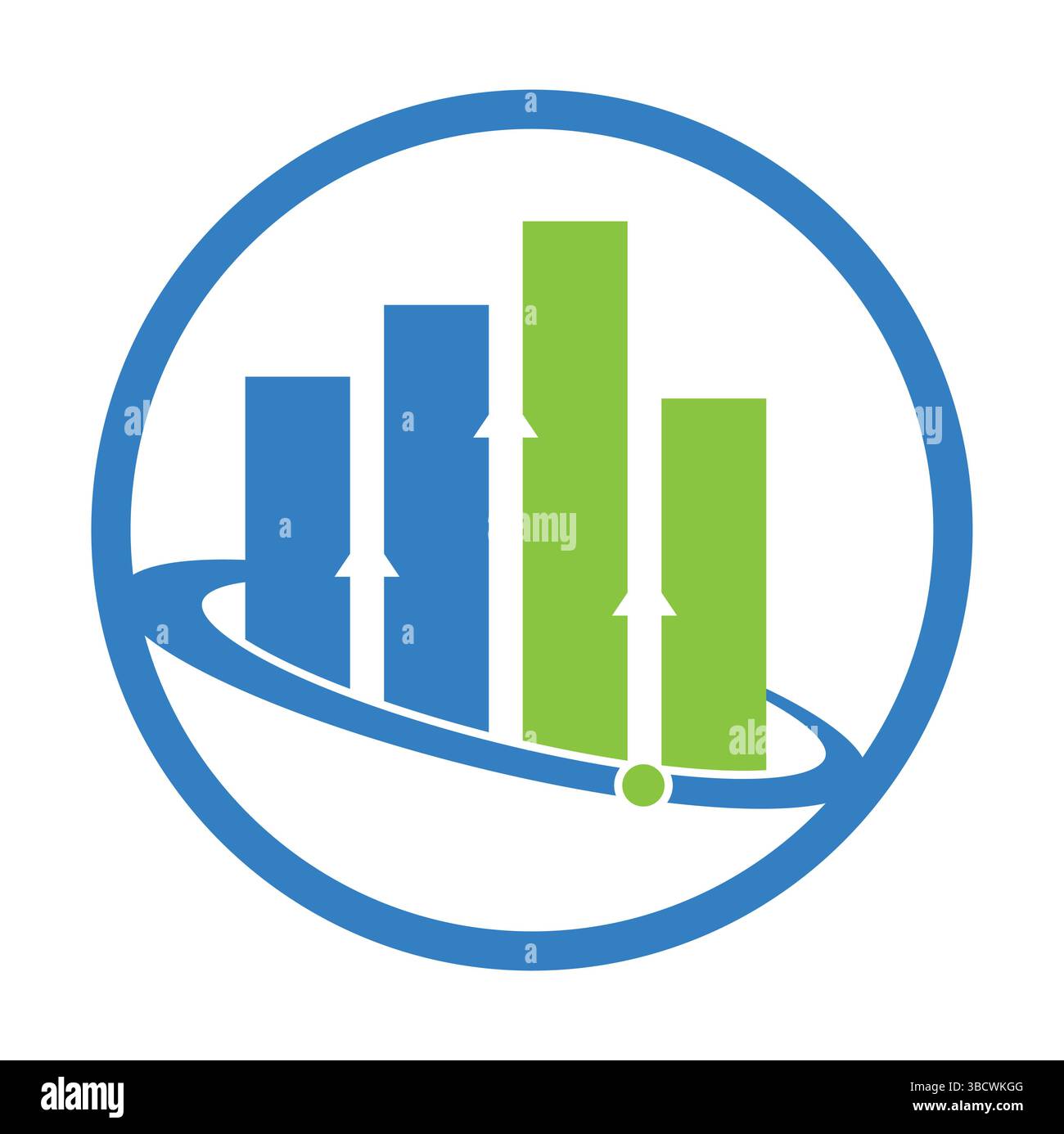 Planet Stats vector logo design template. World finance logo design ...