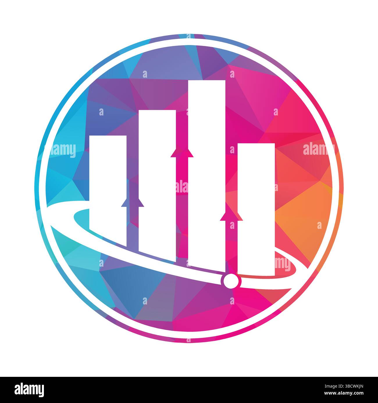 Planet Stats vector logo design template. World finance logo design ...
