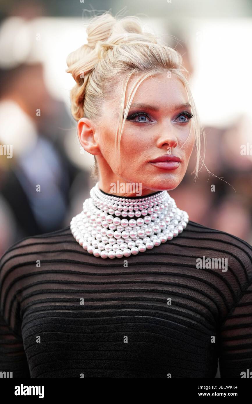 Elsa Hosk poses for photographers upon arrival at the premiere of the ...