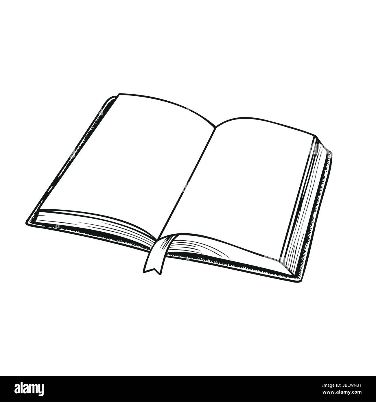 Open notebook pages in Cut Out Stock Images & Pictures - Alamy