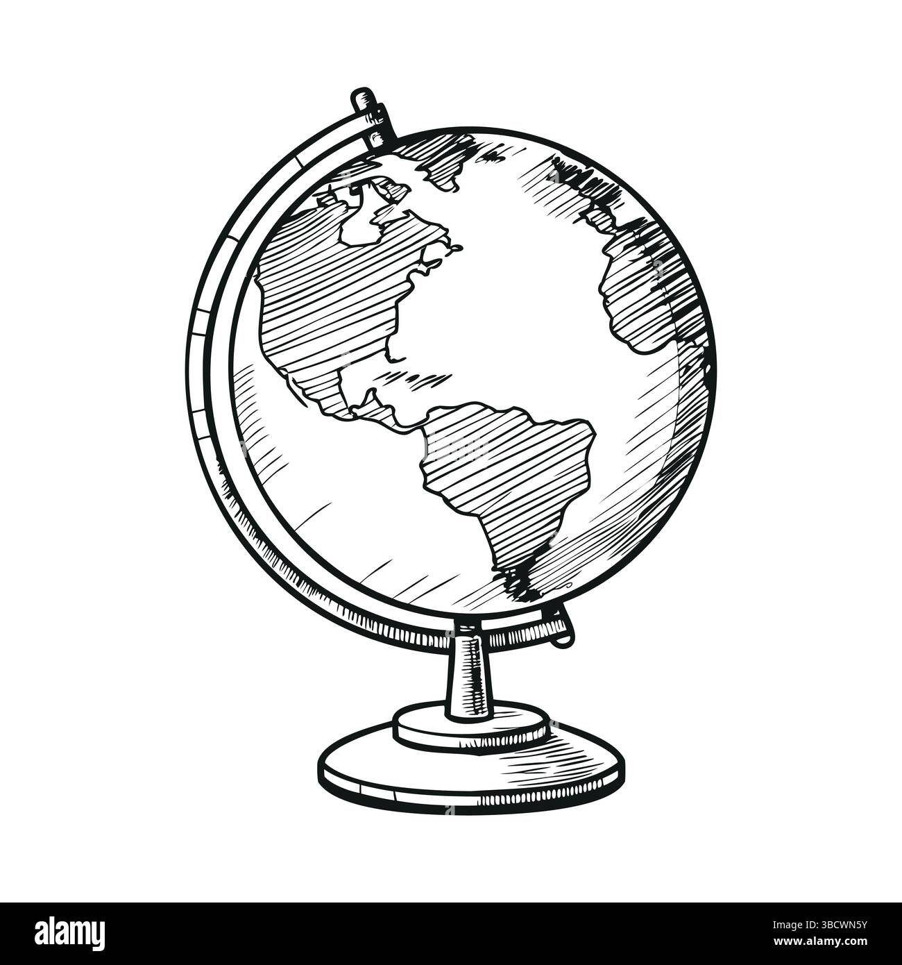 Vintage classroom geography Cut Out Stock Images & Pictures - Alamy