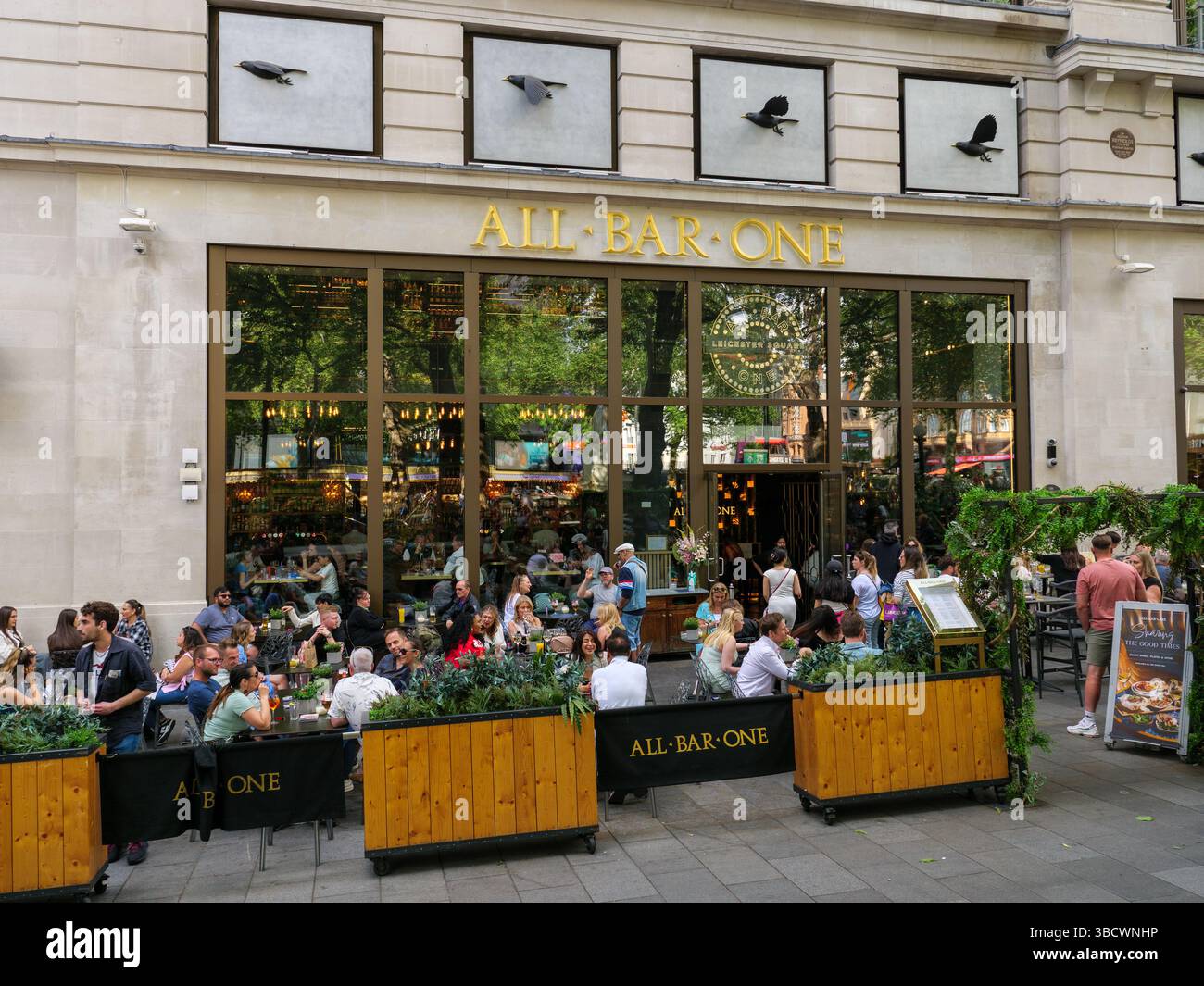 All Bar One, Leicester Square, West End, London, UK Stock Photo - Alamy