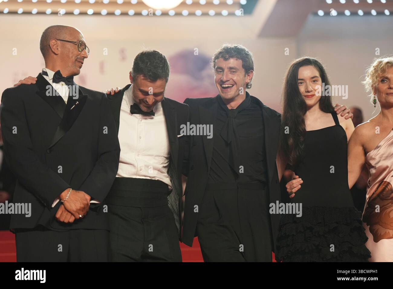 Director Oliver Hermanus, from left, writer Ben Shattuck, Paul Mescal ...