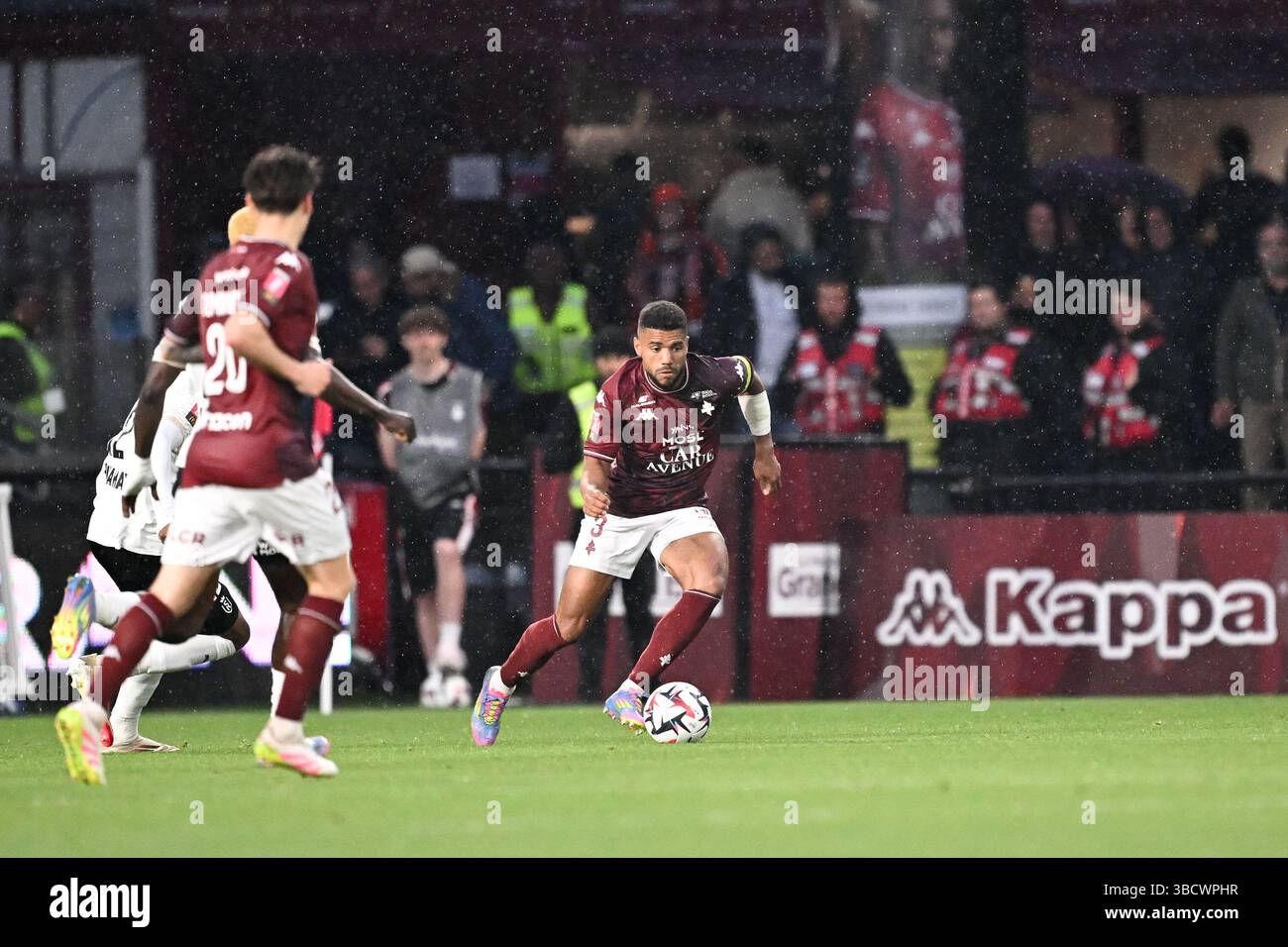 03 Matthieu UDOL (fcm) during the playoffs match between Metz and Reims ...