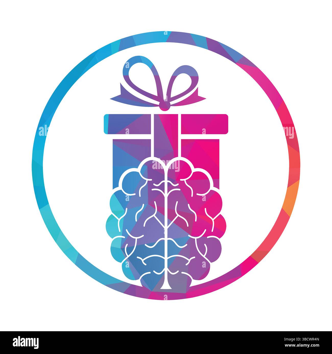 Human brain heart icon Stock Vector Images - Alamy
