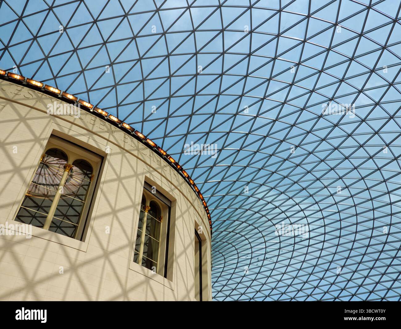 Glass ceiling of the British Museum, London, UK Stock Photo - Alamy