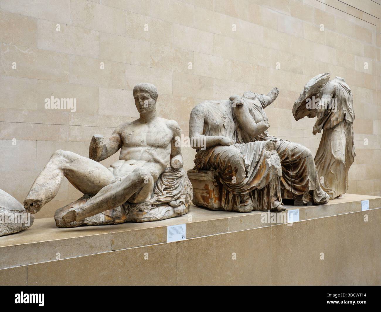 The Elgin Marbles or Parthenon Sculptures inside The British Museum, London, UK Stock Photo - Alamy