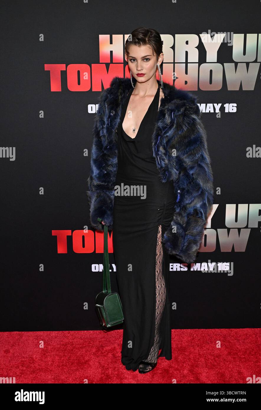Bec Lauder attends the premiere of "Hurry Up Tomorrow" at AMC Lincoln ...