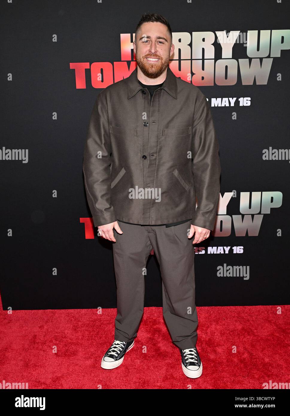 Trey Edward Shults attends the premiere of "Hurry Up Tomorrow" at AMC ...