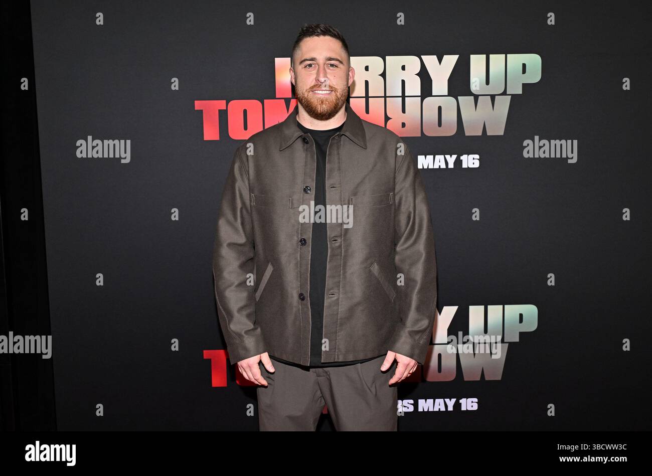 Trey Edward Shults attends the premiere of "Hurry Up Tomorrow" at AMC ...