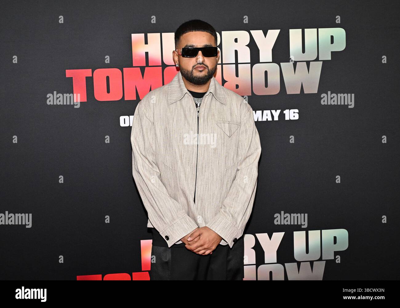 Nav attends the premiere of "Hurry Up Tomorrow" at AMC Lincoln Square on Tuesday, May 13, 2025 ...
