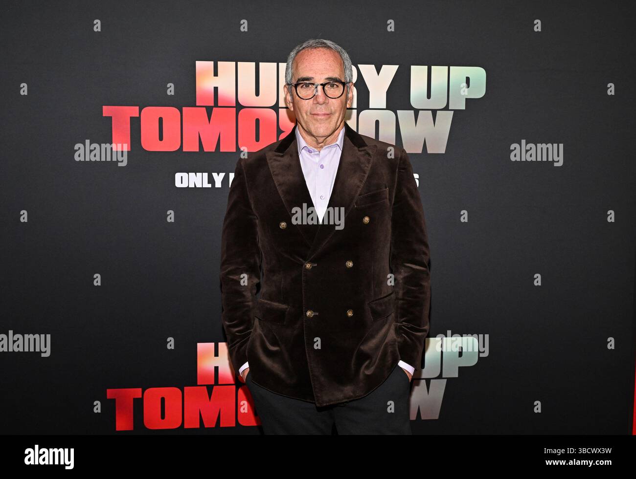 Monte Lipman attends the premiere of "Hurry Up Tomorrow" at AMC Lincoln ...